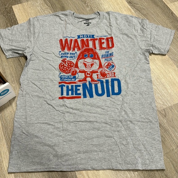 POP Tees | Shirts | Pop Tees Dominoes The Noid Tshirt Grey Size Xl With ...